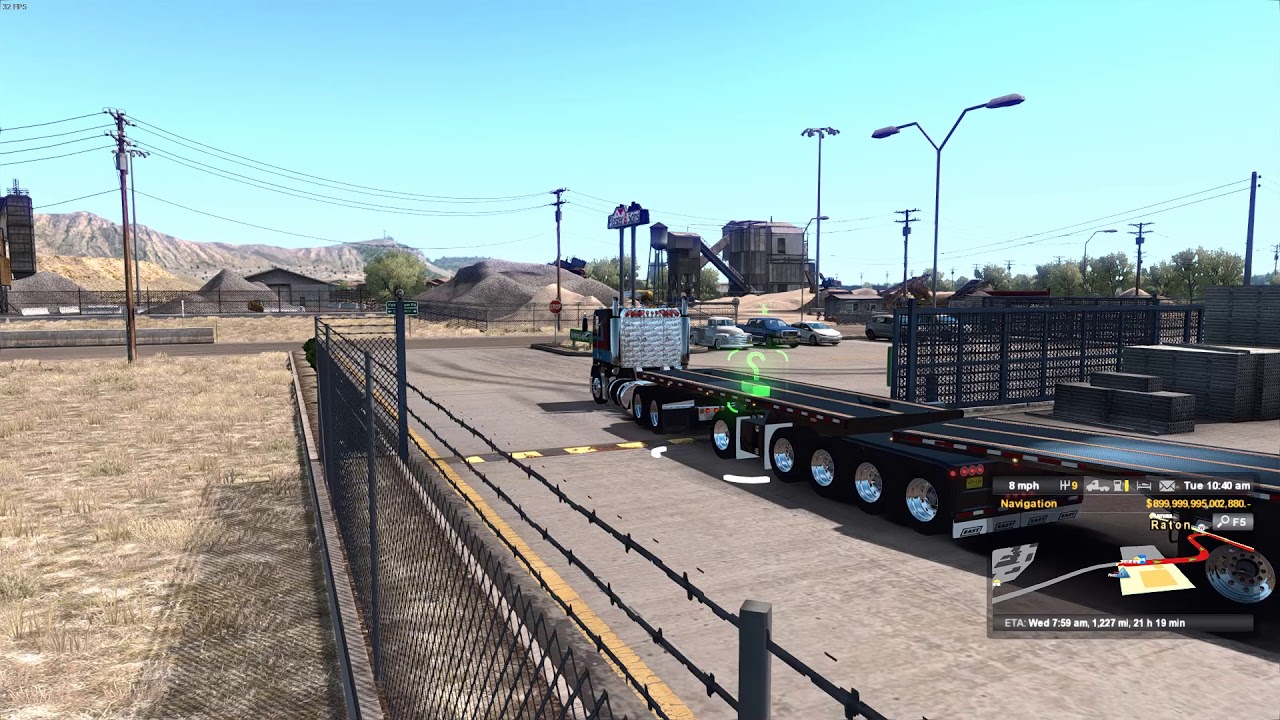 American Truck Simulator Custom FLB and Superb Flatbed - YouTube