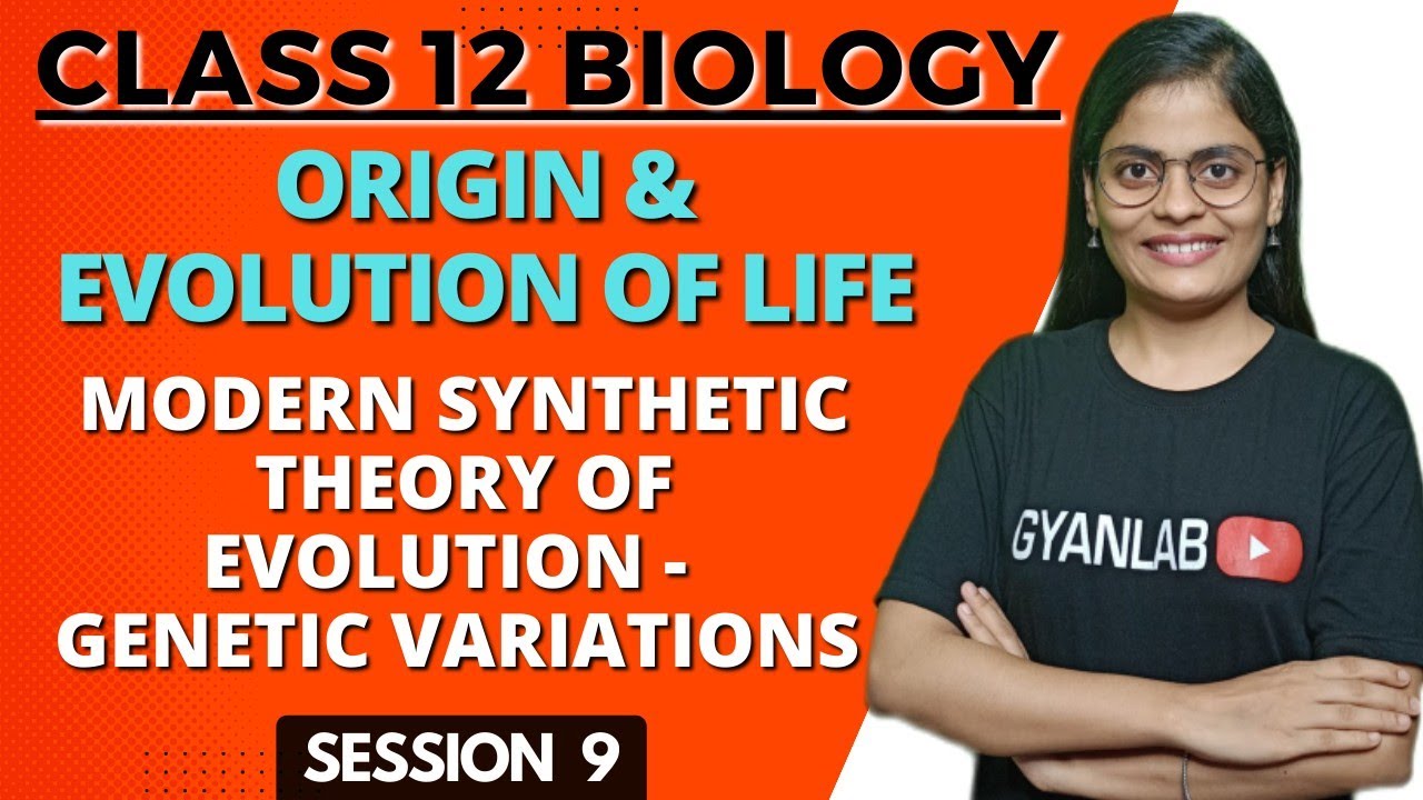 Class XII Biology - Origin and Evolution: Modern Synthetic Theory of ...