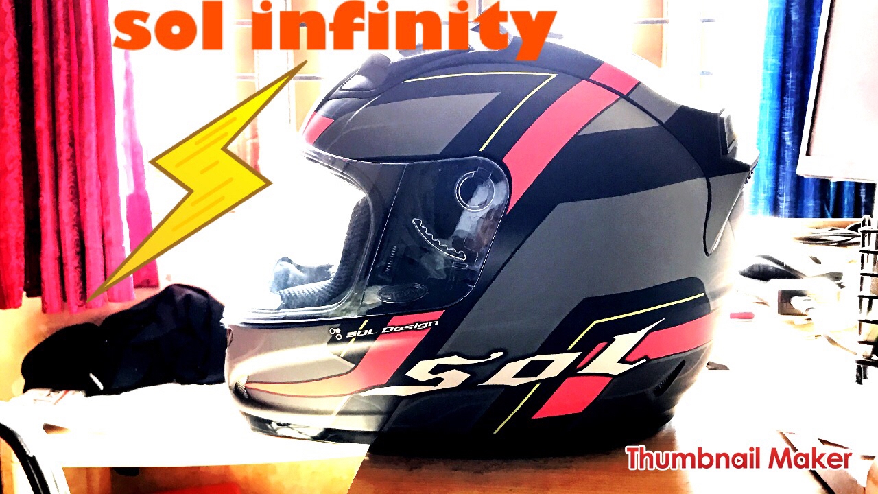 Sol infinity helmet unboxing - YouTube