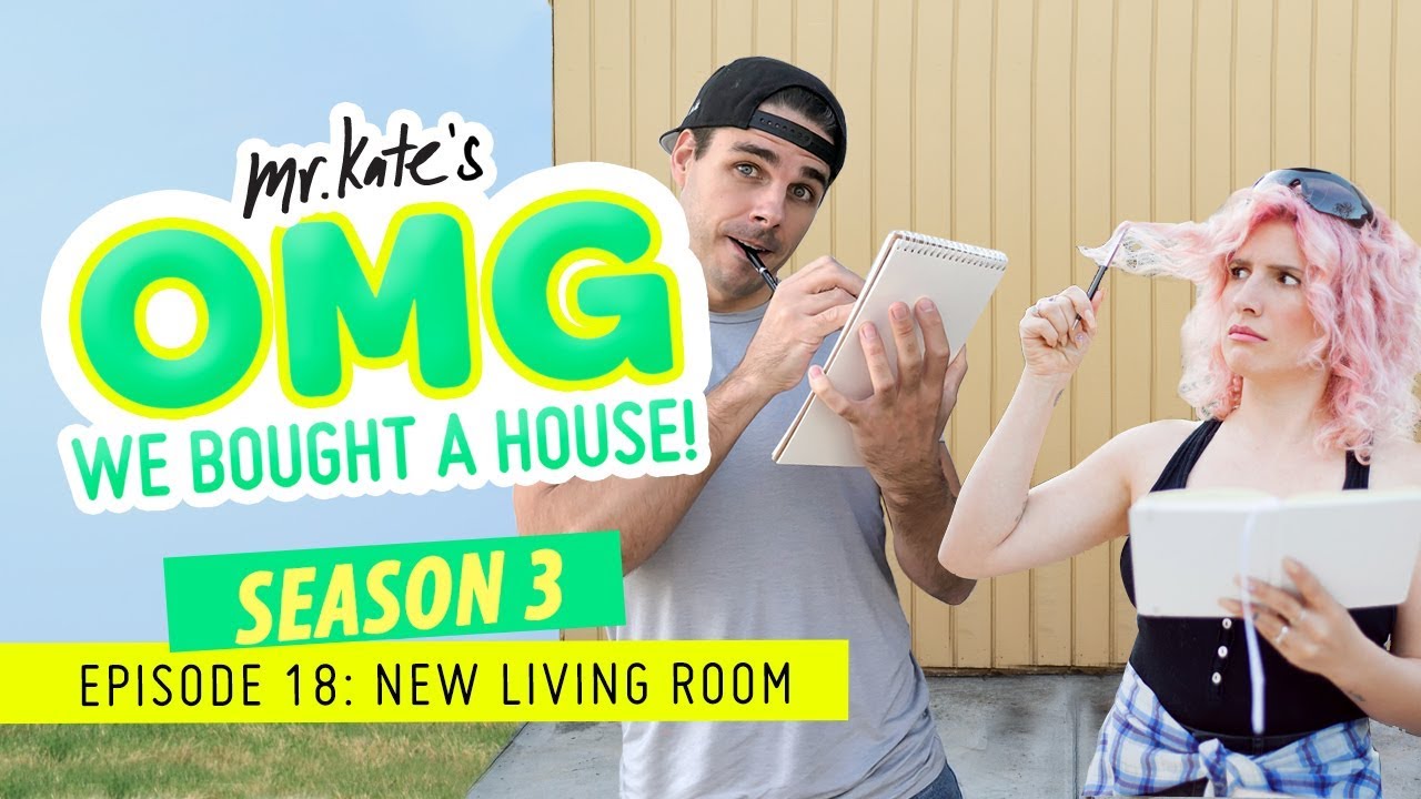 We Painted Our Living Room Black! | OMG We Bought A House! | Mr. Kate ...