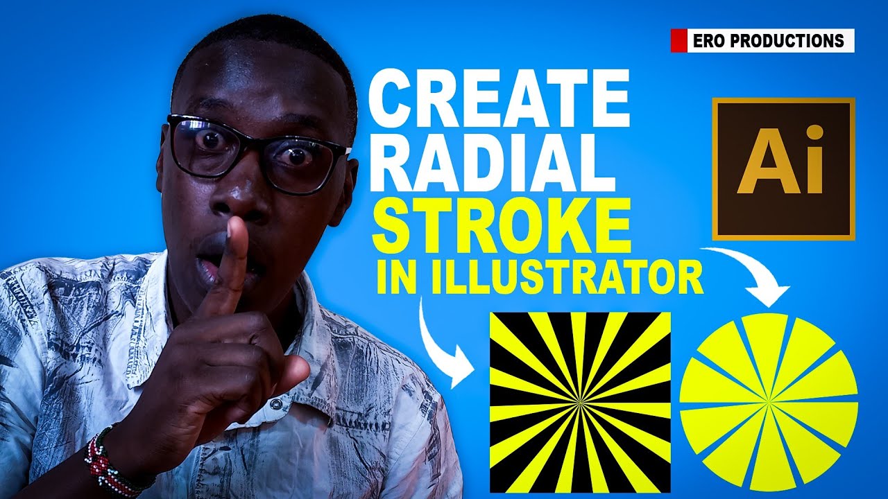 How to use Radial Stroke Tool in Adobe Illustrator to create Great ...