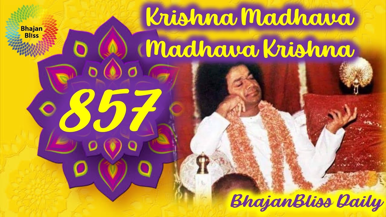 857 | Krishna Madhava Madhava Krishna | BhajanBliss Daily - YouTube