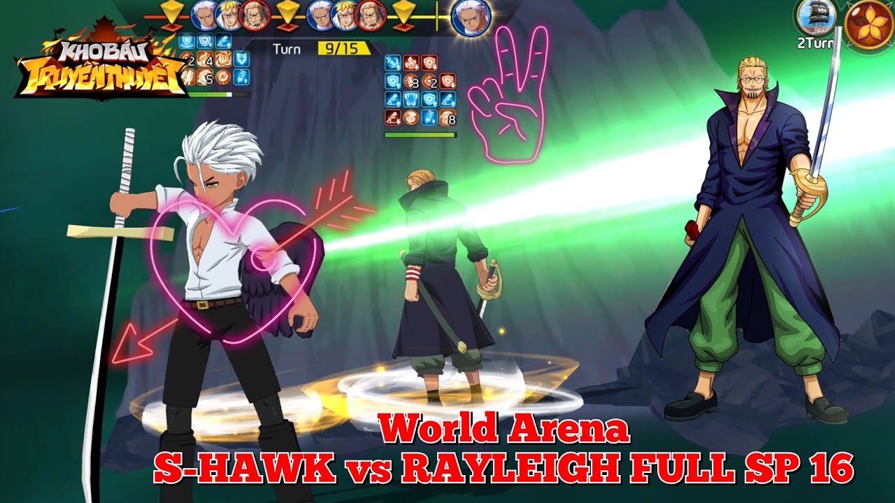 Onepiece: S-HAWK UR VS RAYLEIGH UR Sức mạnh hoàn hảo từ PVP đến PVE # ...