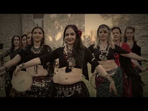 Medieval Fantasy Belly Dance with tambourines, Tallinn 2021