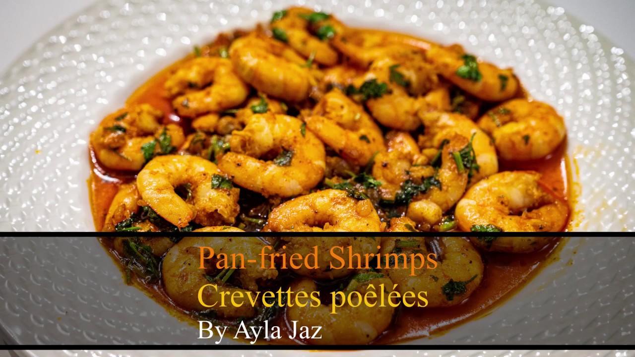 How to make pan-fried shrimps with garlic and lemon? / des crevettes ...