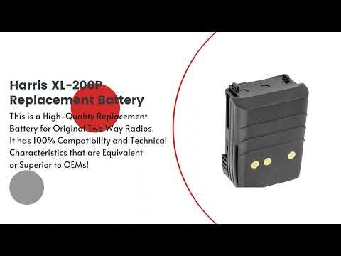 Replacement Battery for Harris XL-200P - YouTube