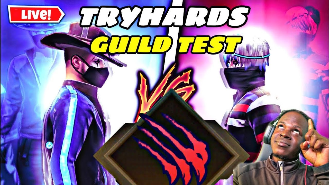 🛑TRYHARDS GUILD TRYOUTS||FREE FIRE INFLUENCER LIVE||LETS GO 40K🛑 - YouTube