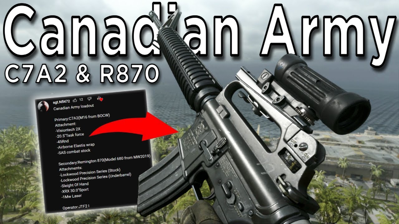 Canadian Army Loadout Colt Canada C7A2 & Remington 870 on Warzone Clash ...
