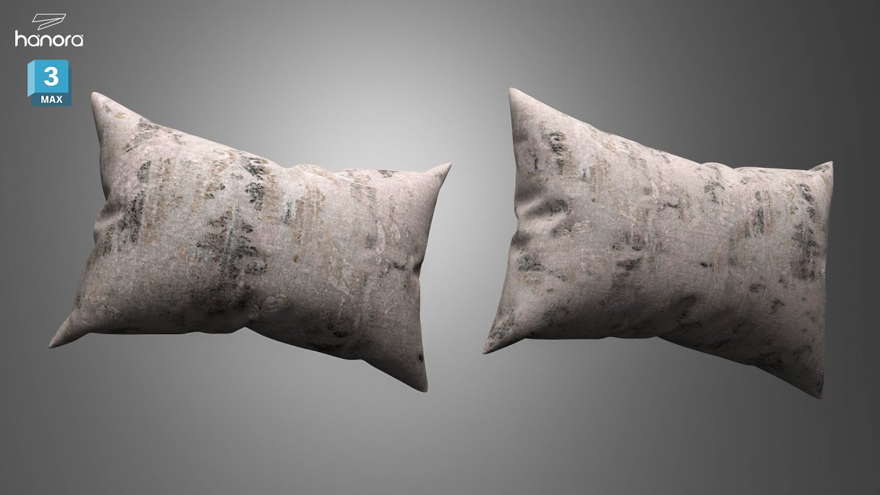 Let's Create a Pillow With Cloth Modifier in 3DS Max | Hanora 3D - YouTube