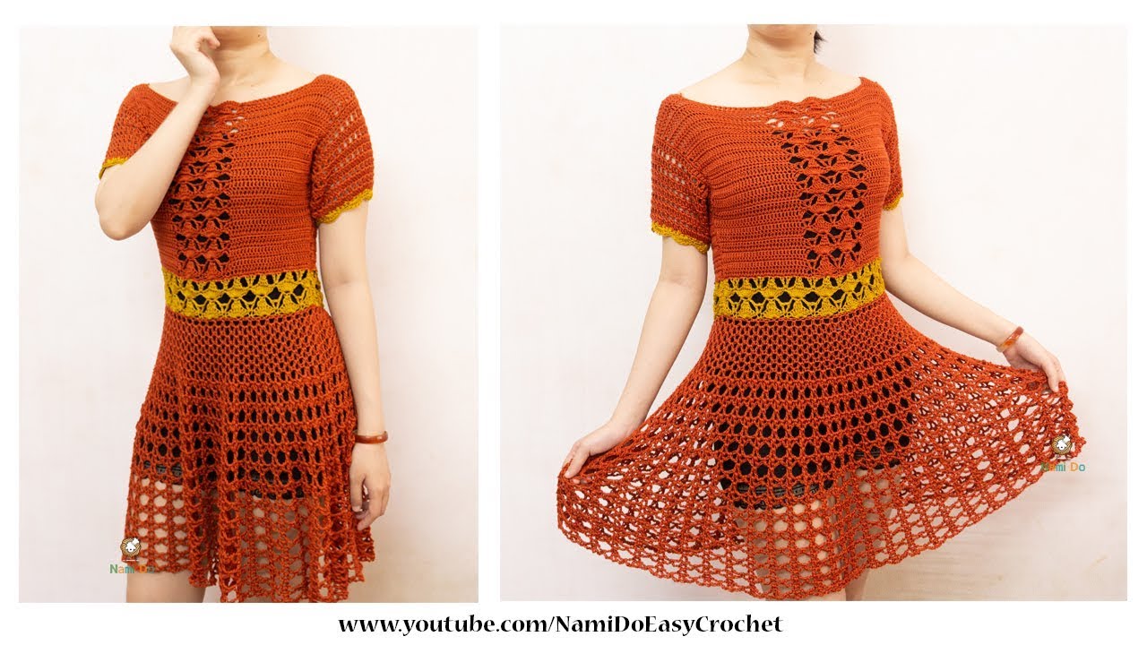 Easy Crochet for Summer: Crochet Dress #28 [PART 3] - YouTube