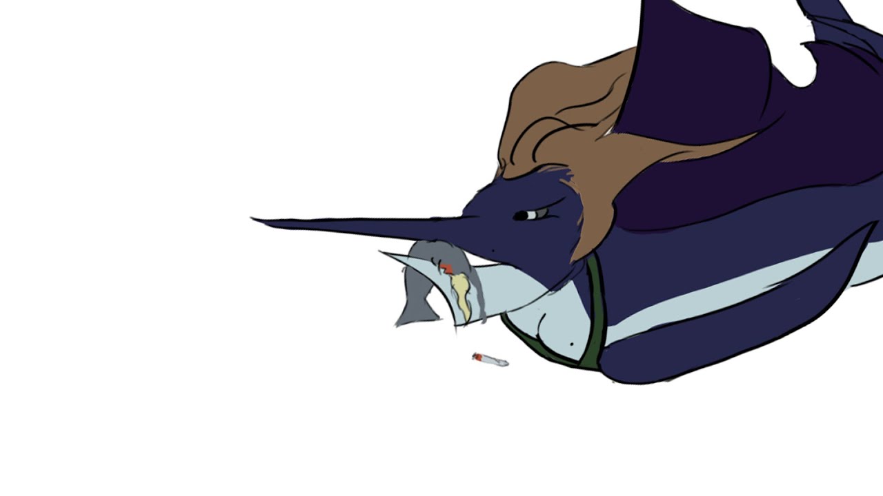 The circle of life - Sailfish mermaid character design - YouTube