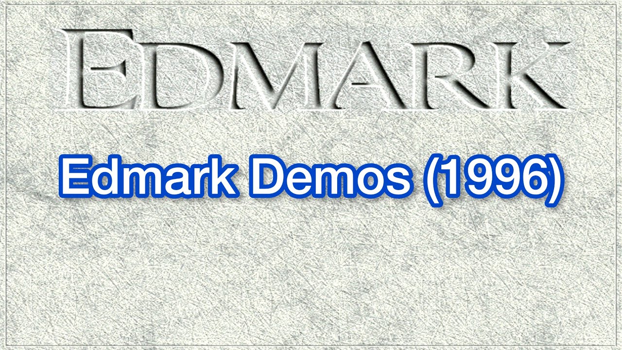 Edmark Demos (1996) - YouTube