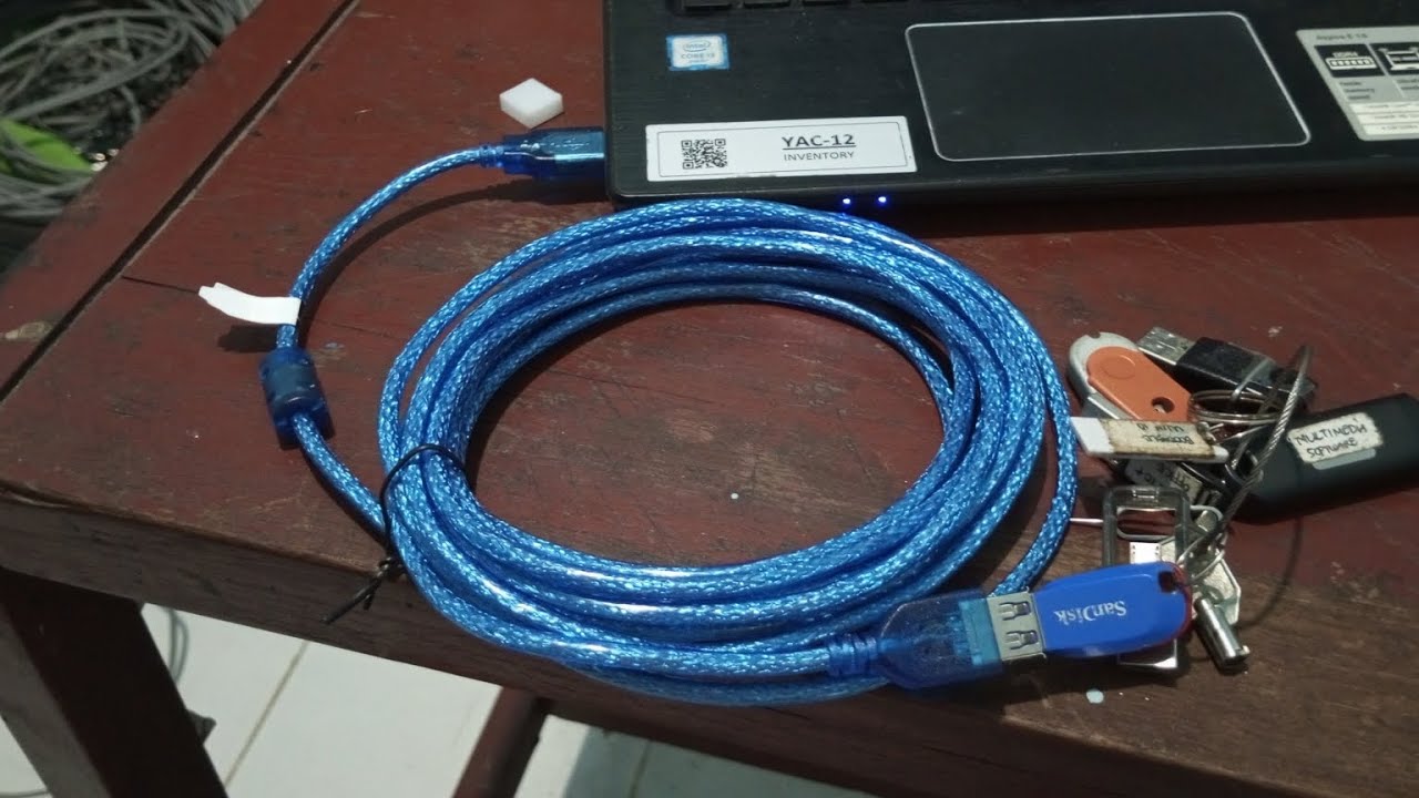 REVIEW USB EXTENDER 5 METER | TESTER COPY FILE - YouTube