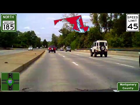 20150926 #1 (Maryland) Route 586 westbound, Route 185 northbound ...