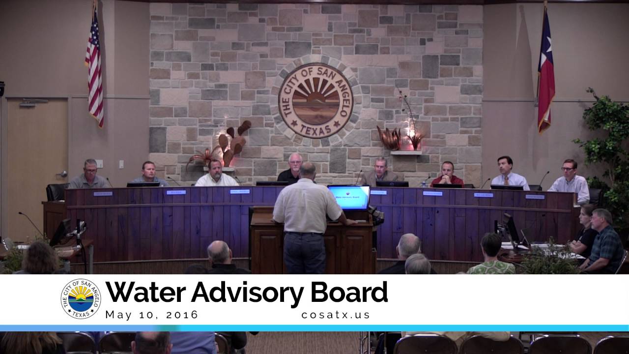 Water Advisory Board 5-10-16 - YouTube