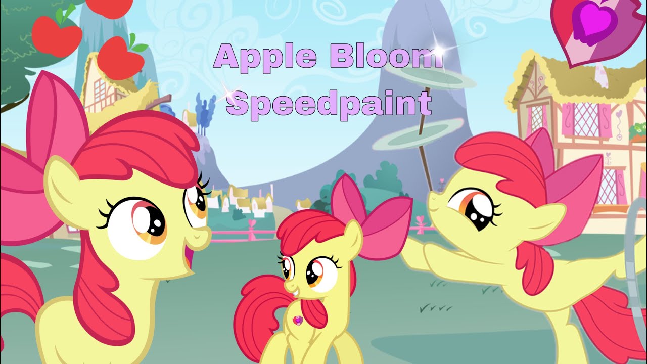 Apple Bloom Speedpaint | Mlp | By me | - YouTube