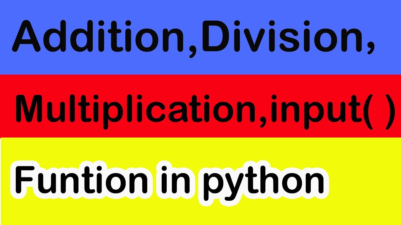 Python Me Addition subtraction division multiplication In Hindi python-me-addition-subtraction-division-multiplication-in-hindi