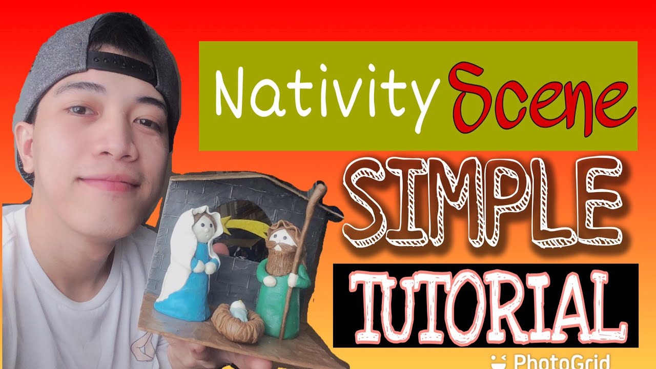 How to make Simple Belen/Nativity Scene | Clay Tutorial | JapDexterity ...