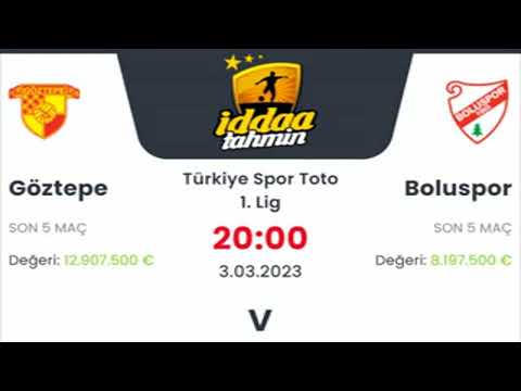 Göztepe Boluspor İddaa Tahminleri 3 Mart 2023 #iddaa