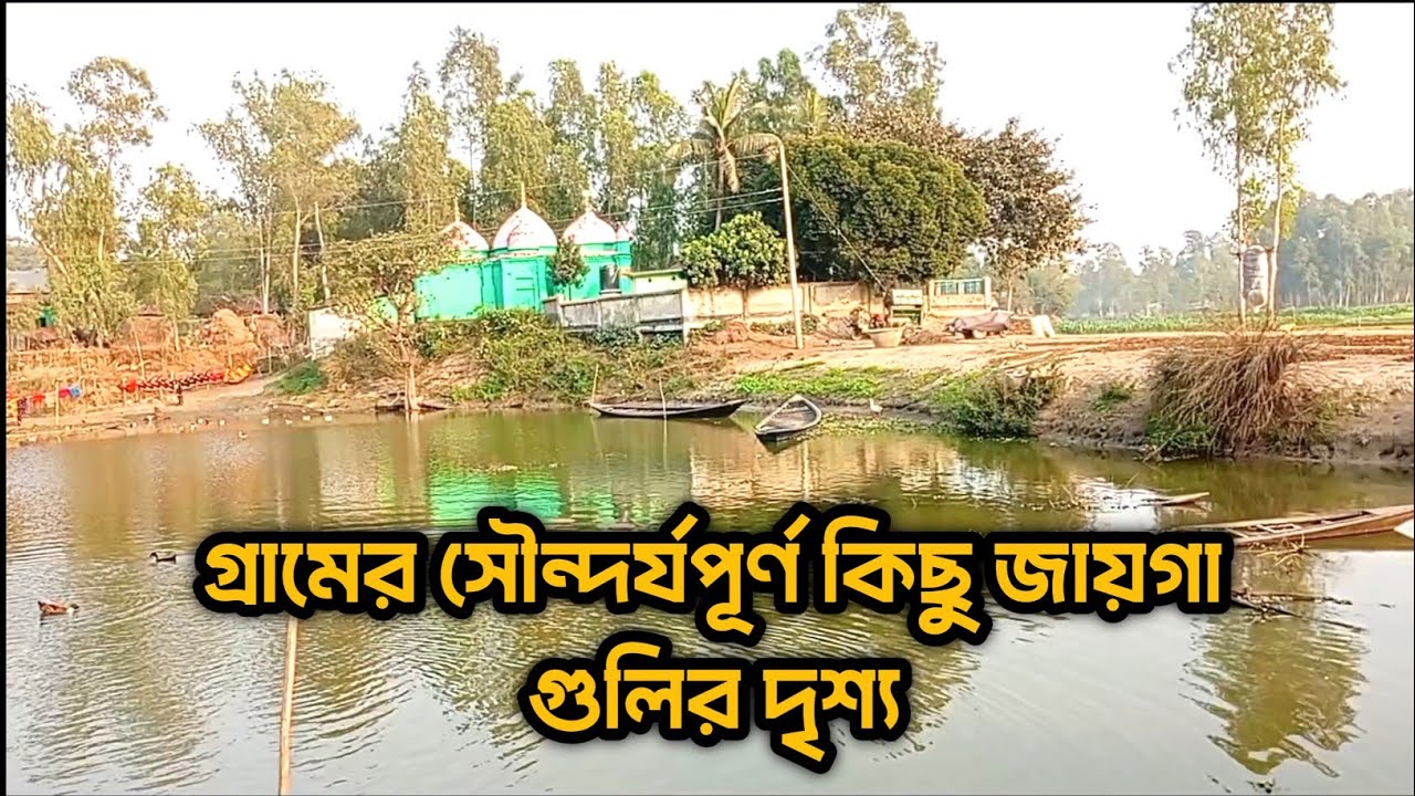 গ্রামীন সৌন্দর্যের অপরুপ দৃশ্যটি | sirajganj village blogs 2025 | beautiful village of ...