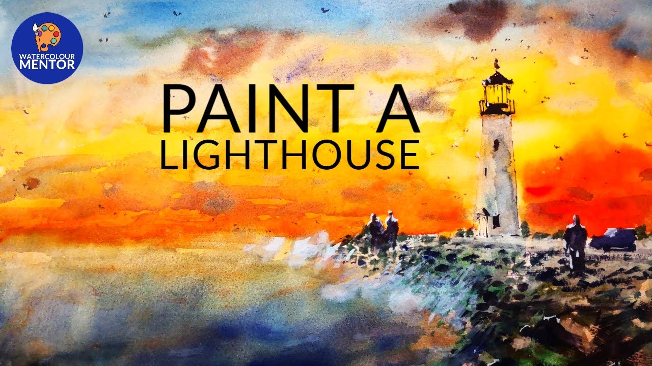 Lighthouse Painting Tutorial For Beginners - How To Plan and Paint ANY ...