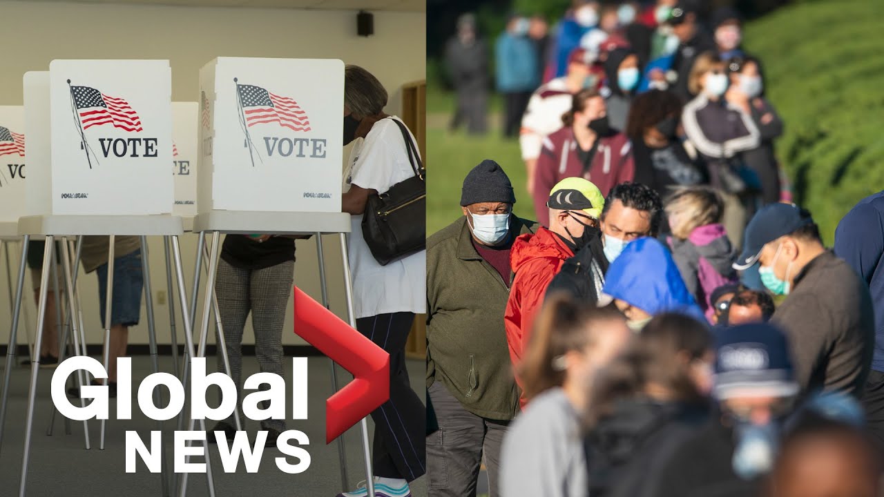 Record number of Americans voting early in US presidential election ...