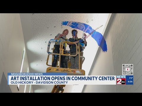 Art installation opening at Old Hickory Community Center