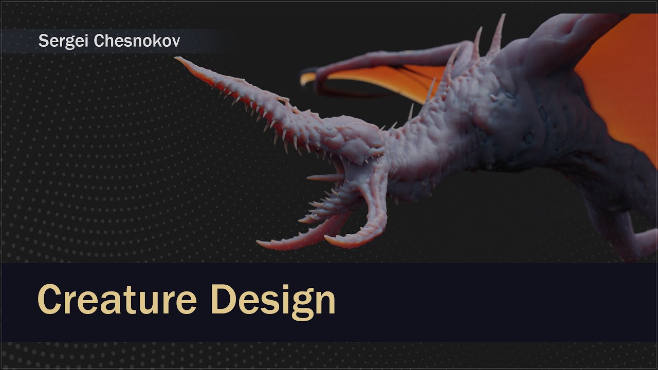 Creature creation. Texturing. Part 6 - YouTube