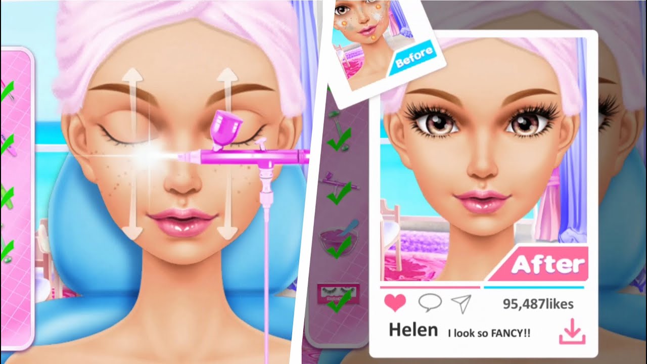 MAKEOVER Game FACIAL SPA - Part 1 | All Levels Gameplay Trailer Android ...