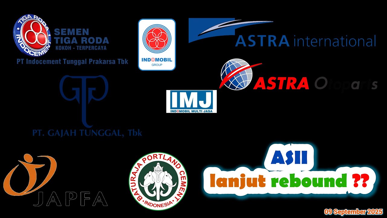 Analisa Teknikal ASII AUTO IMAS IMJS GJTL MPMX BIRD CPIN JPFA MAIN SMGR INTP SMBR - YouTube