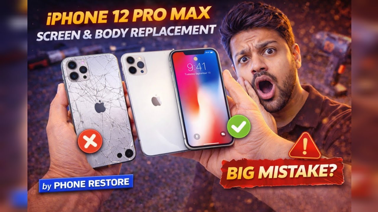 iPhone 12 Pro Max Screen Replacement iPhone Body Change - Phone Restore ...