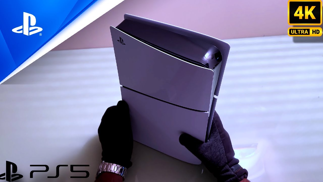 The PS5 Slim Unboxing - New PlayStation 5 (Disc Version) - YouTube