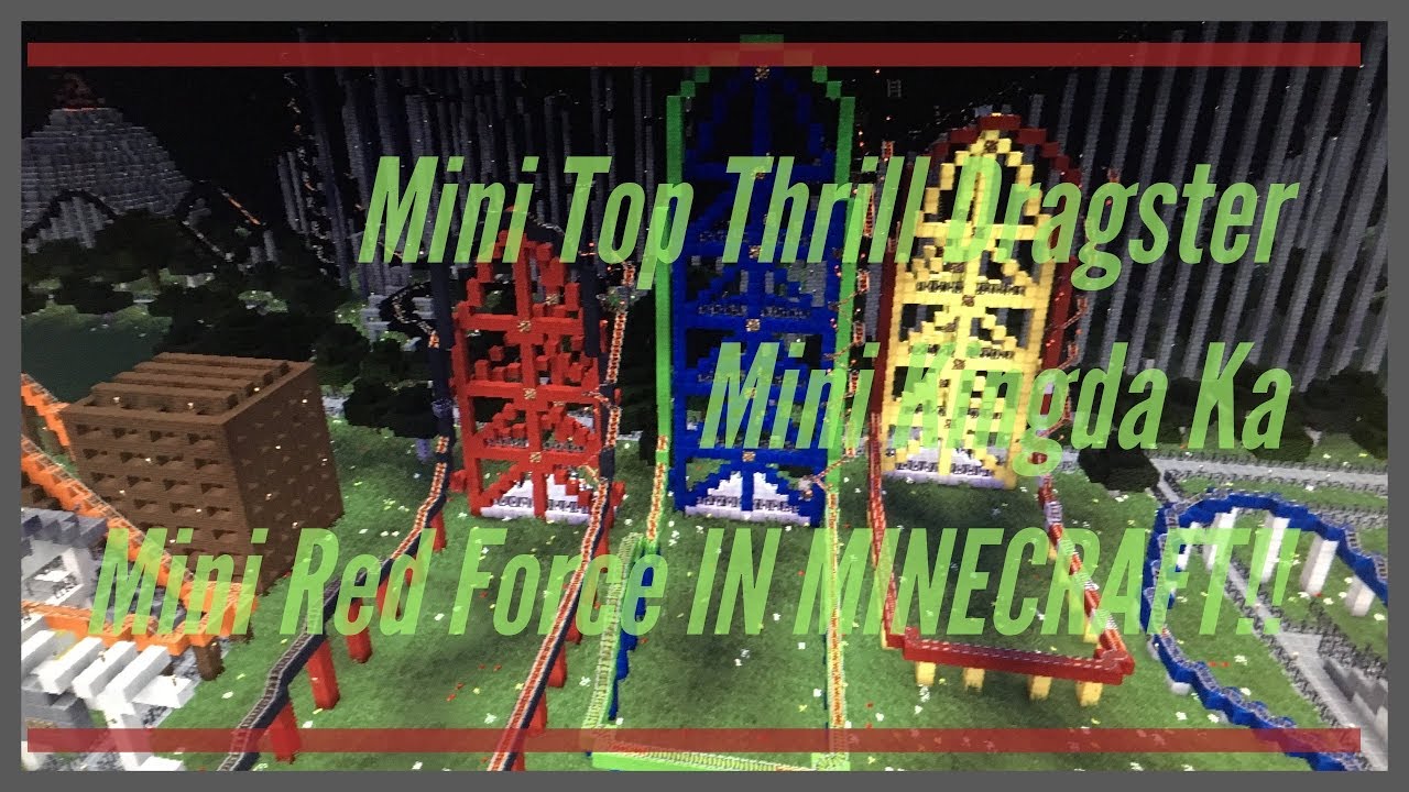 Top Thrill Dragster Minecraft