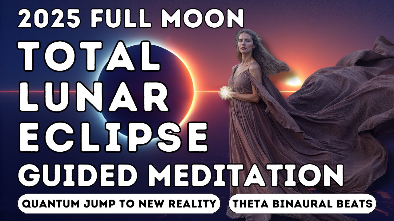 Total Lunar Eclipse Full Moon Guided Meditation Quantum Jump to New Reality #meditation - YouTube