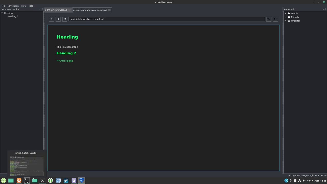 How to install and set-up a gemini server [OUT-OF-DATE] - YouTube