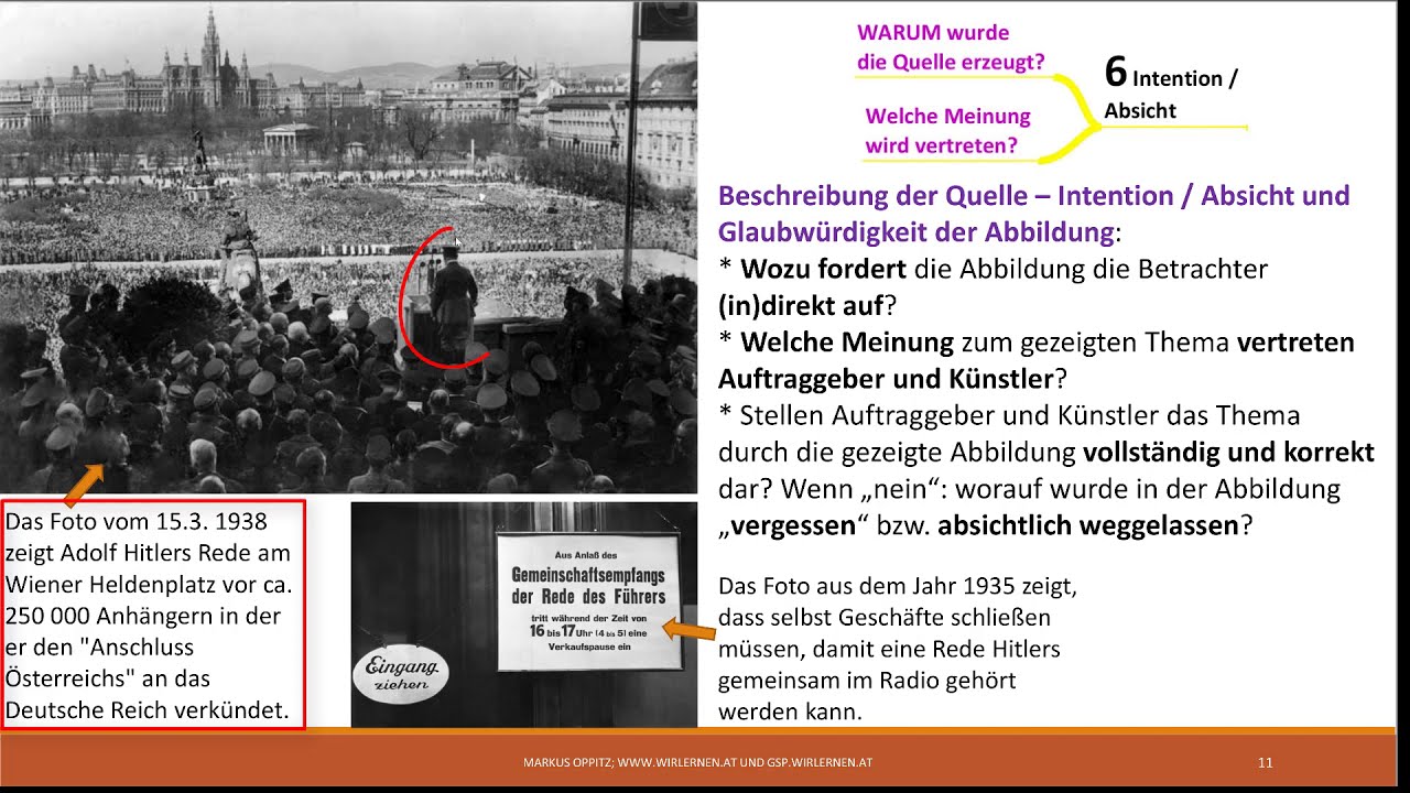 Bildquellen untersuchen im Geschichtsunterricht anhand mehrerer ...