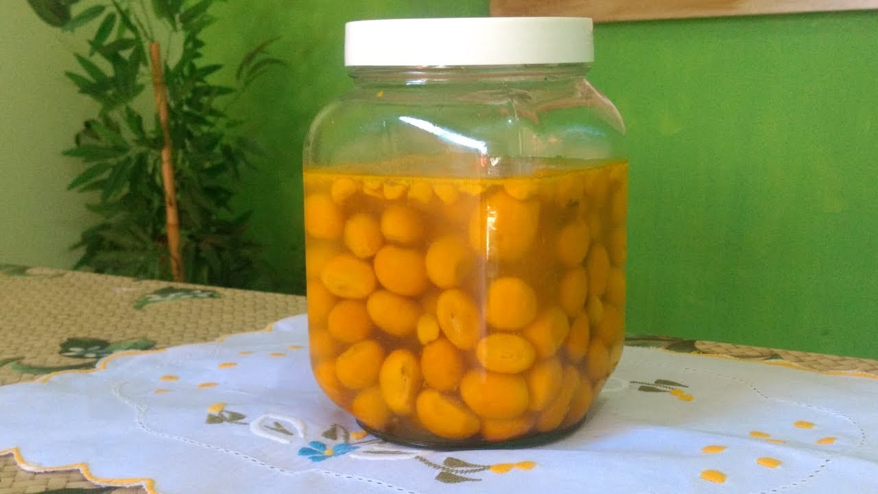 Pequi em conserva na salmora - YouTube