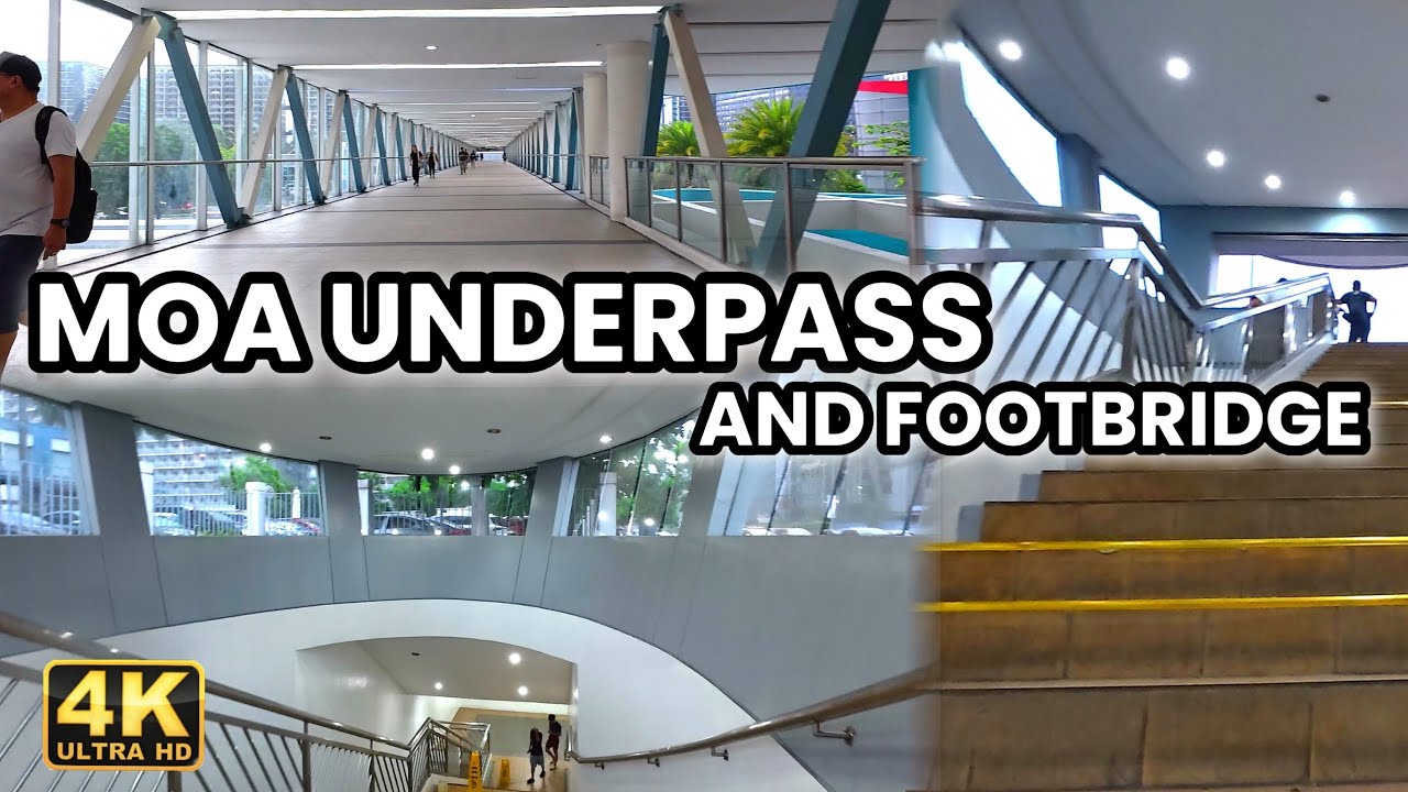 Exploring MOA Footbridge and Underpass | Paano tumawid sa MOA? - YouTube