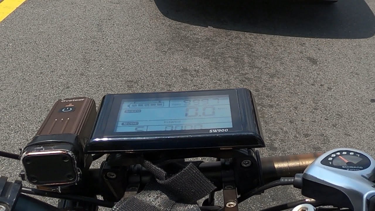 a return from bridges and odometer roll over on e-bike - YouTube