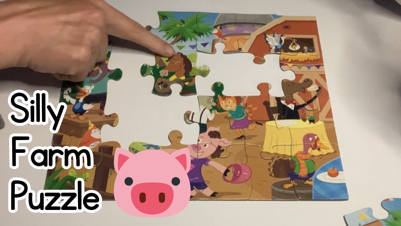 Animal Puzzle - Farm Animals - Animal Sounds - Educational Videos for ...