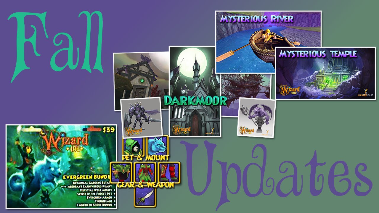 Wizard101 Fall Updates: New World, New Bundles, Darkmoor? - YouTube