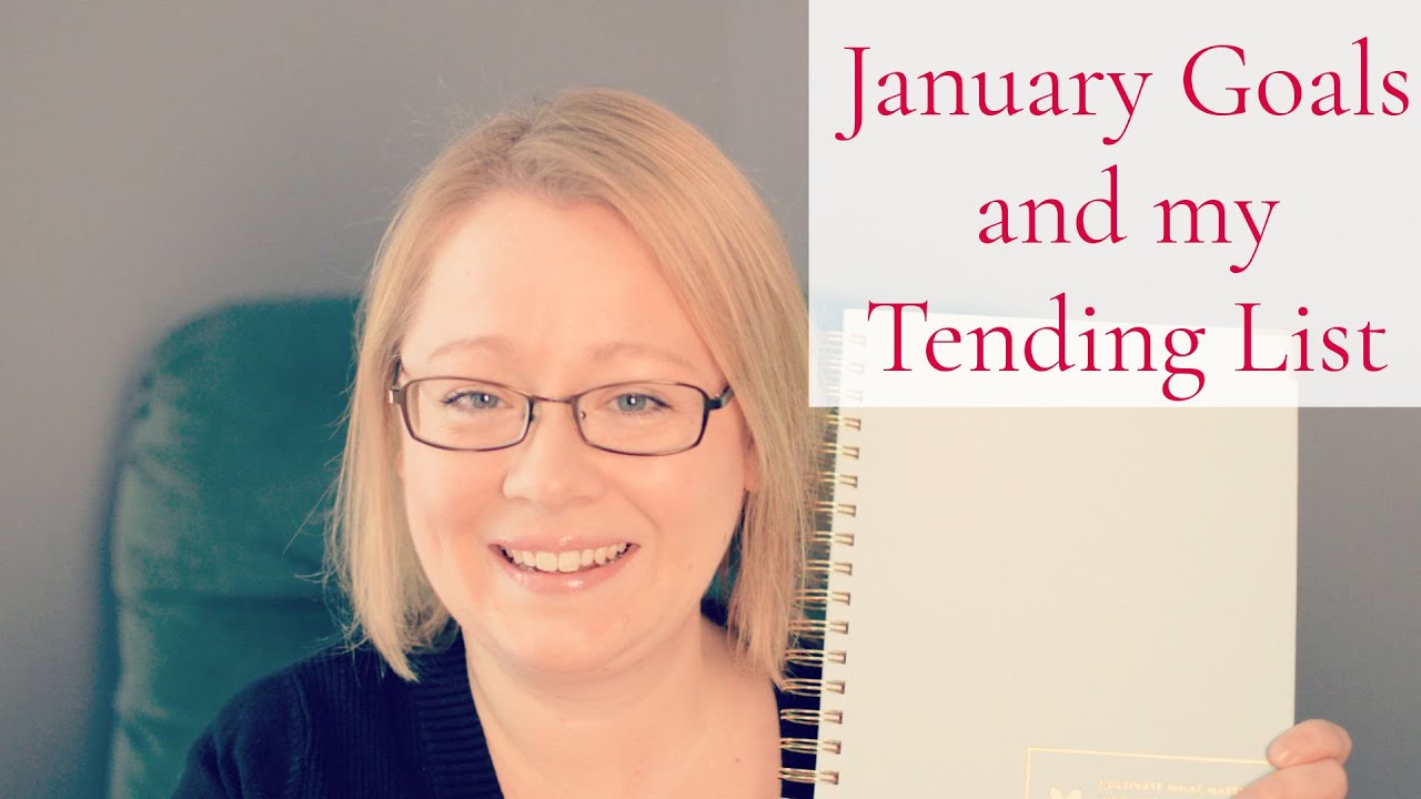 January Goals | Rhythms | PowerSheets Tending List - YouTube