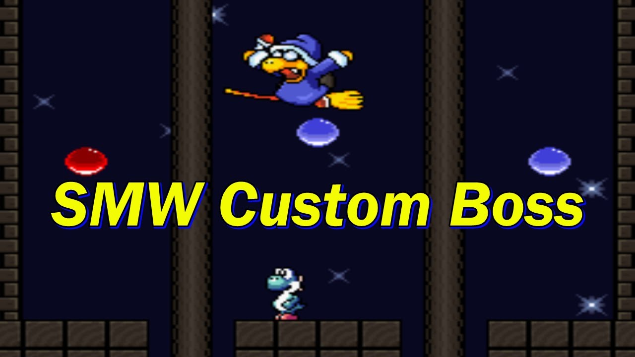 SMW Custom Boss - Magikoopa Boss - YouTube