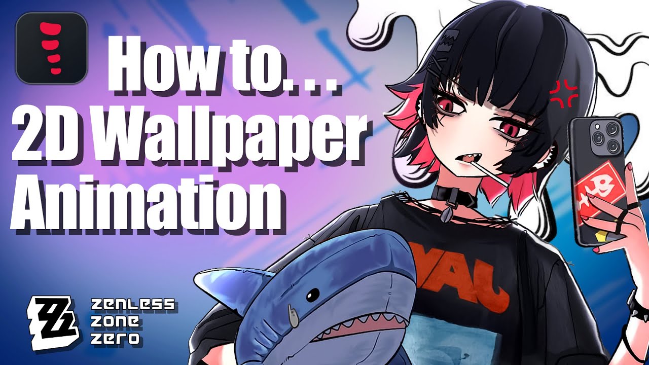 🦈Ellen Joe - 2D Wallpaper Animation. Zenless Zone Zero🦈. Spine Pro ...