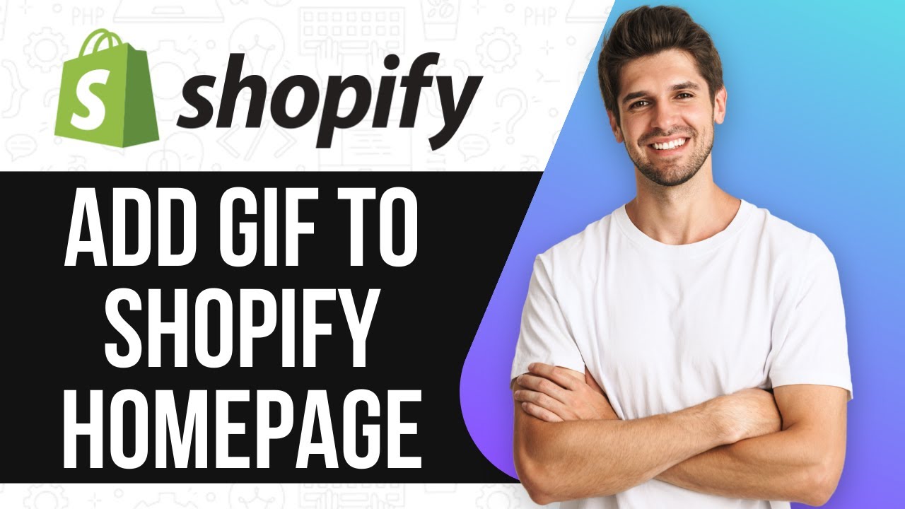 How to Add GIF to Shopify Homepage - YouTube