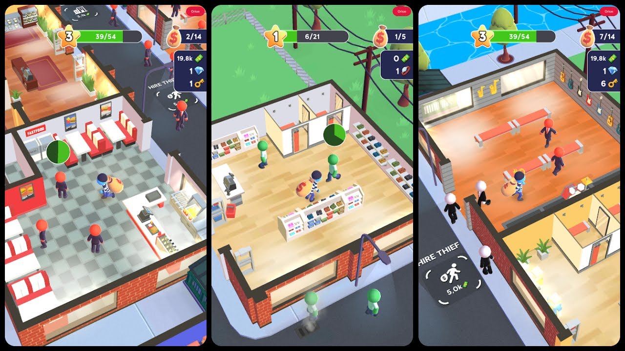 Thief City Game Mobile Video Gameplay Android - YouTube