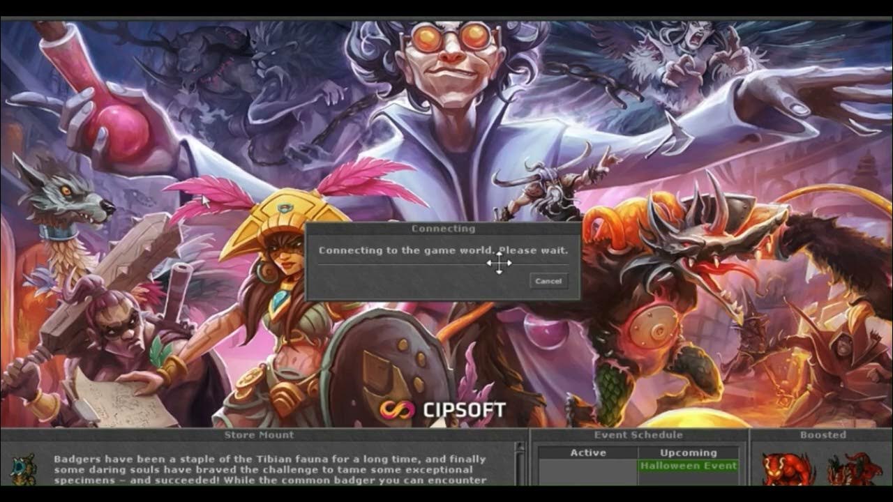 Como entrar no Tibia Test Server Summer Update 2023 - YouTube