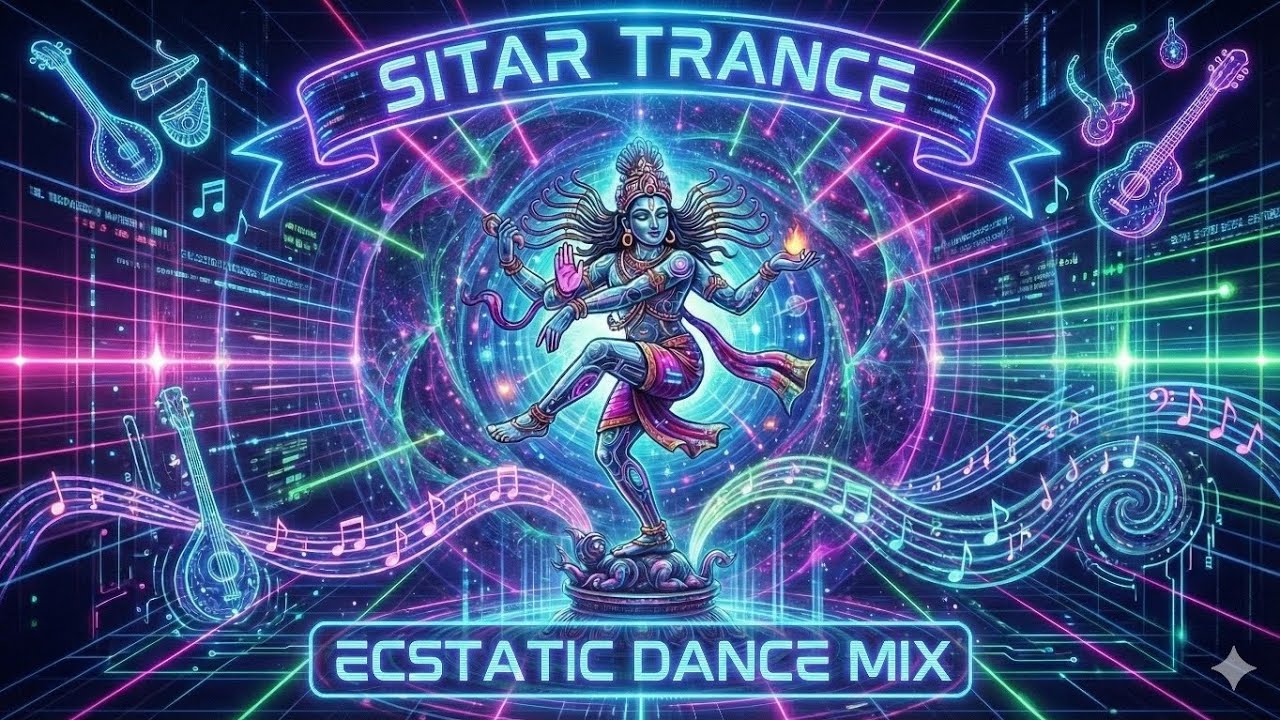 Sitar Trance & Ecstatic Dance Mix 🕉️ Tribal Psytrance & Indian Fusion ...