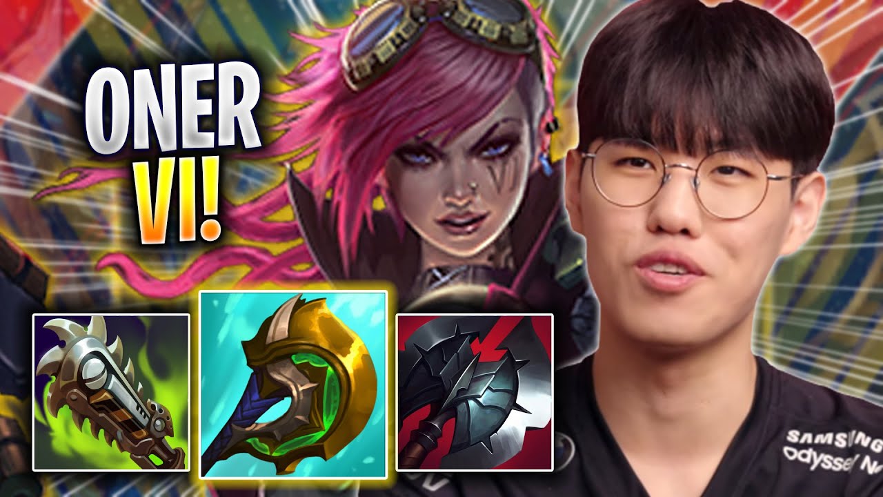 ONER CRAZY GAME WITH VI! - T1 Oner Plays Vi JUNGLE vs Olaf! | Season ...