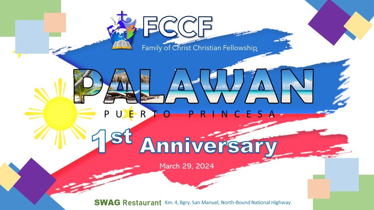 FCCF PALAWAN ANNIVERSARY MARCH 29 2024 - YouTube